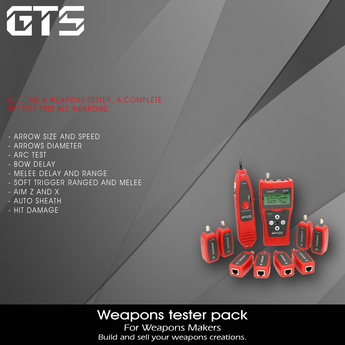 Second Life Marketplace - [GTS] Weapons Tester Pack